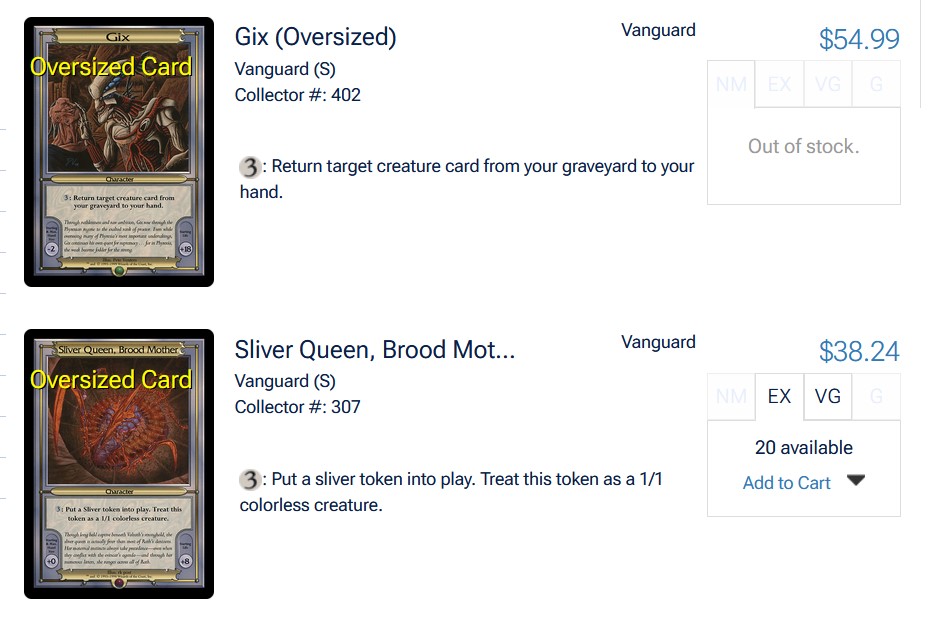 A Survey of Magic’s Oversized Cards | Quiet Speculation