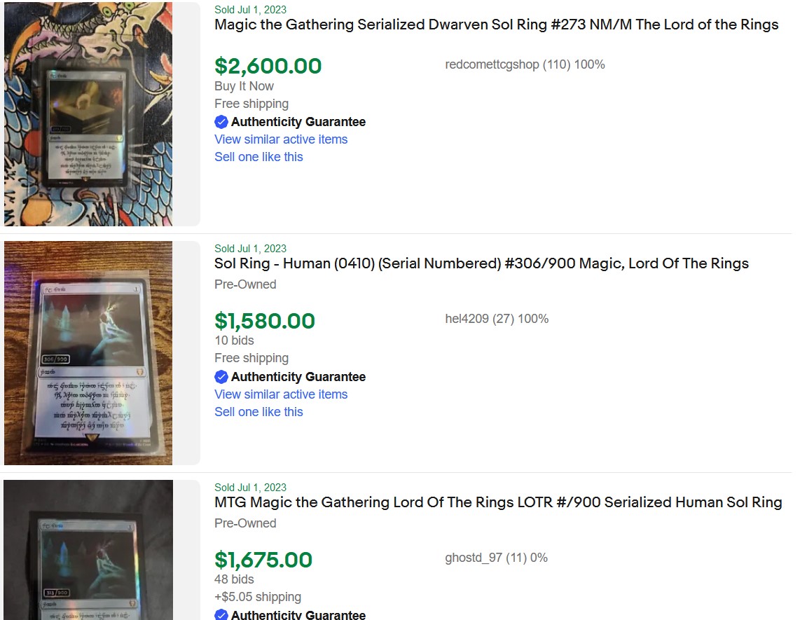 Prospects for Tales of Middle Earth Collector Boosters | Quiet Speculation